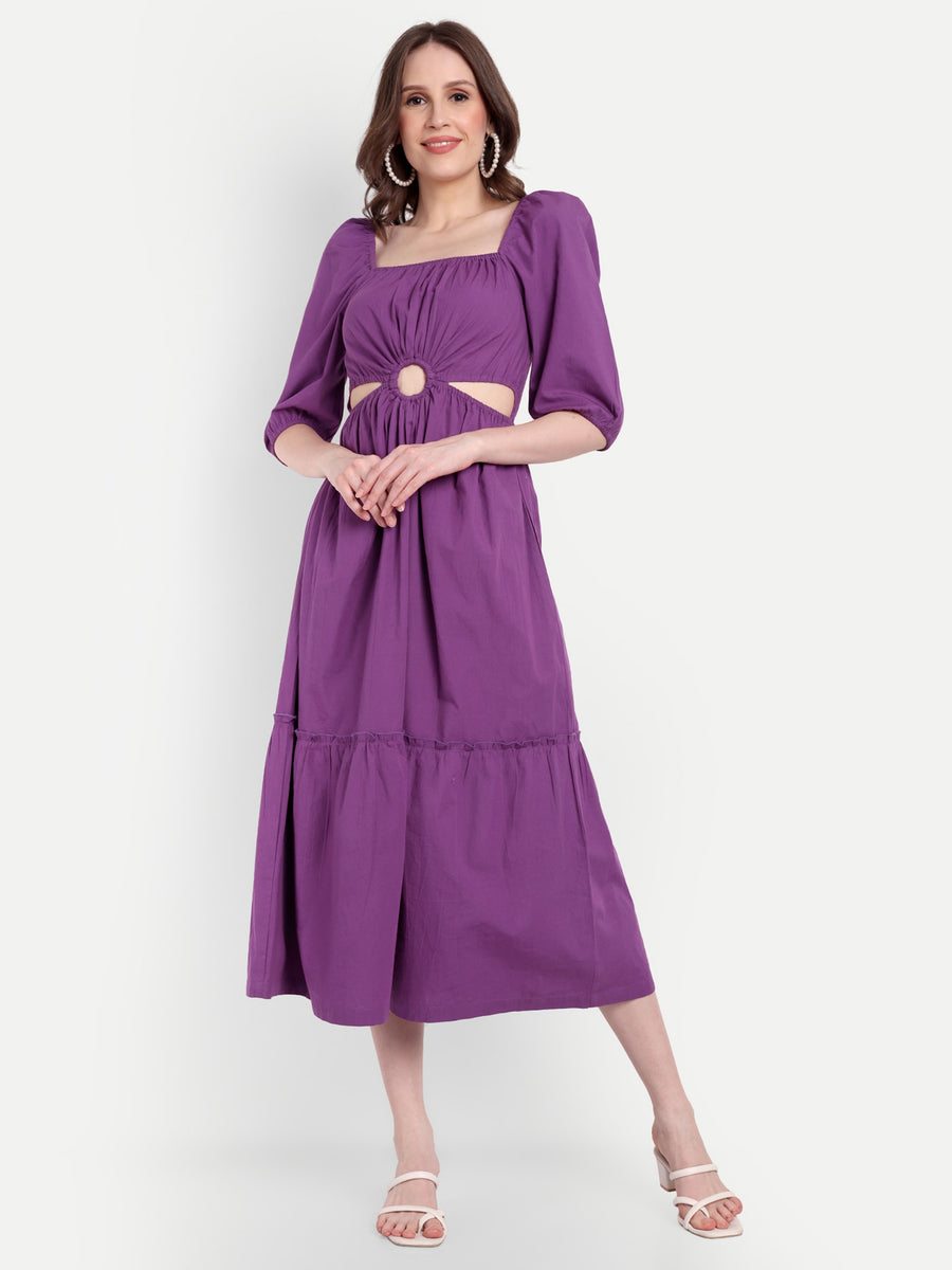 O Ring Cocktail Dress – Drape & Dazzle